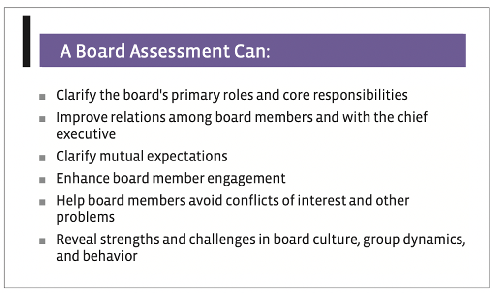 Foundations of Consequence: Foundation Board Assessments - AGB